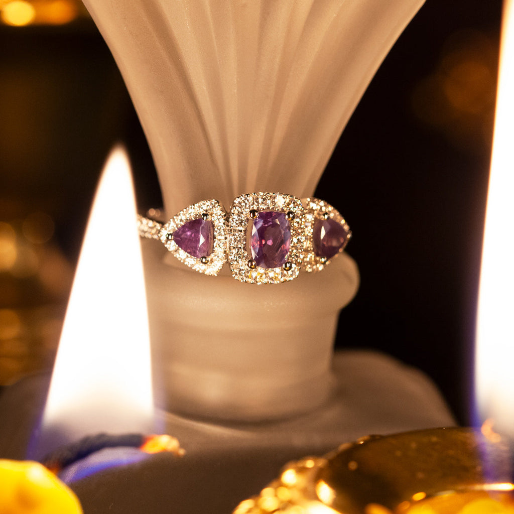 Unique Natural Alexandrite Engagement Rings Collection – The Alexandrite