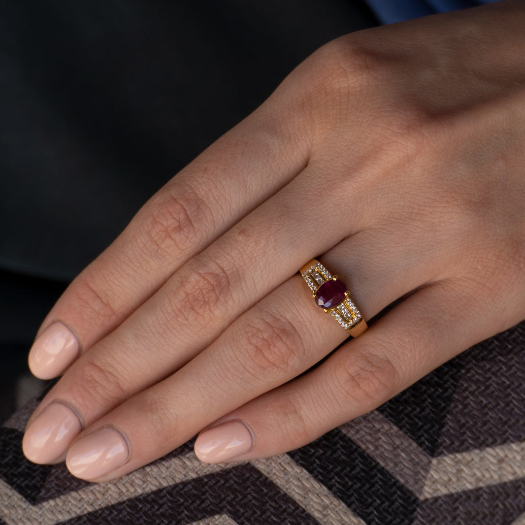 Ruby Gemstone Rings | Natural Alexandrite Ruby Rings for Sale